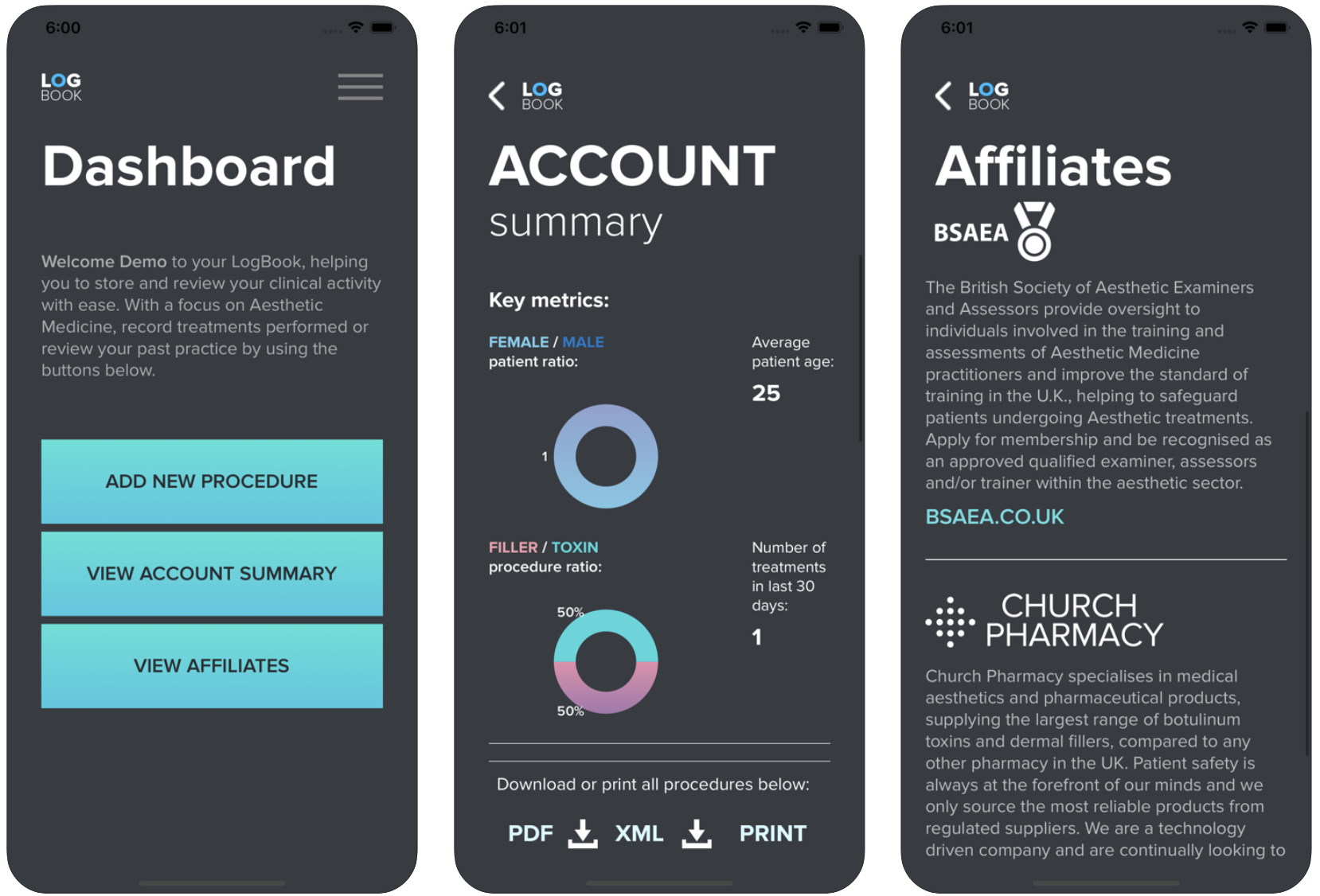 Aesthetic LogBook – BSAEA